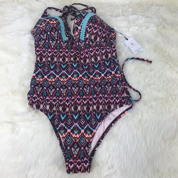 Shade & Shore | Swim | New Shade Shore 34dd Vwire Swim Suit One Piece ...